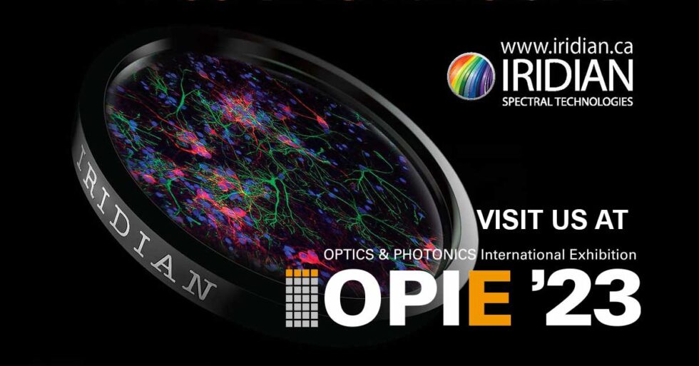 Visit Iridian Booth at OPIE 2023! - Iridian Spectral Technologies